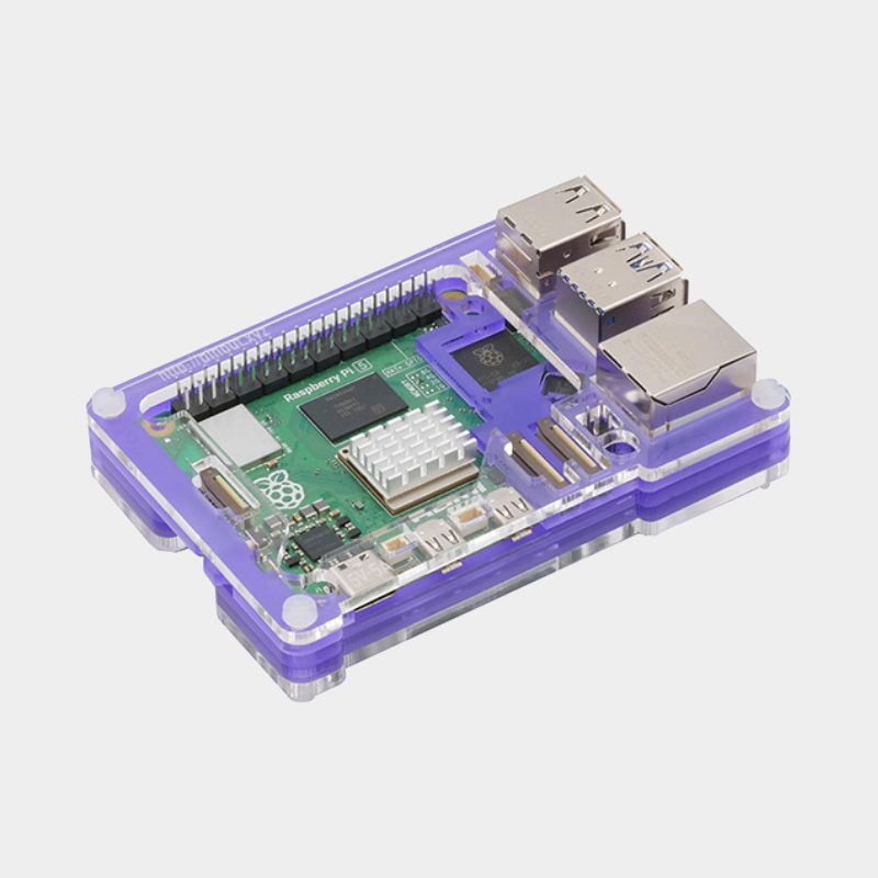 Boîtier Pibow pour Raspberry Pi 5 - MONRASPBERRY