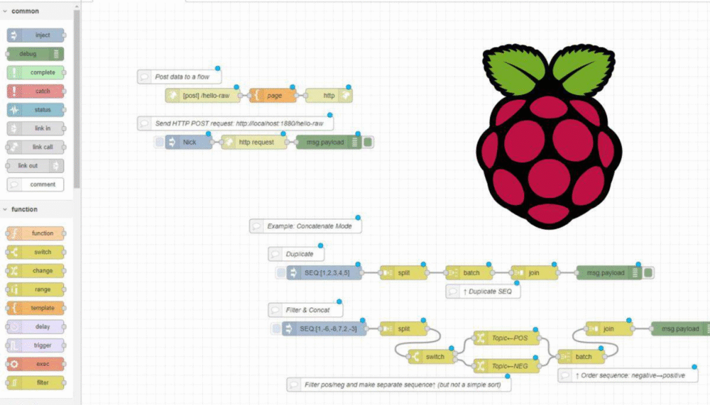 Installer et utiliser Node-RED sur Raspberry Pi - MONRASPBERRY