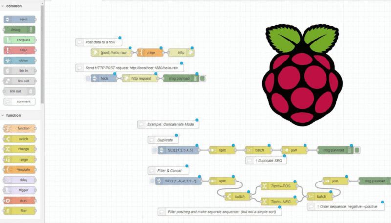 Installer et utiliser Node-RED sur Raspberry Pi - MONRASPBERRY