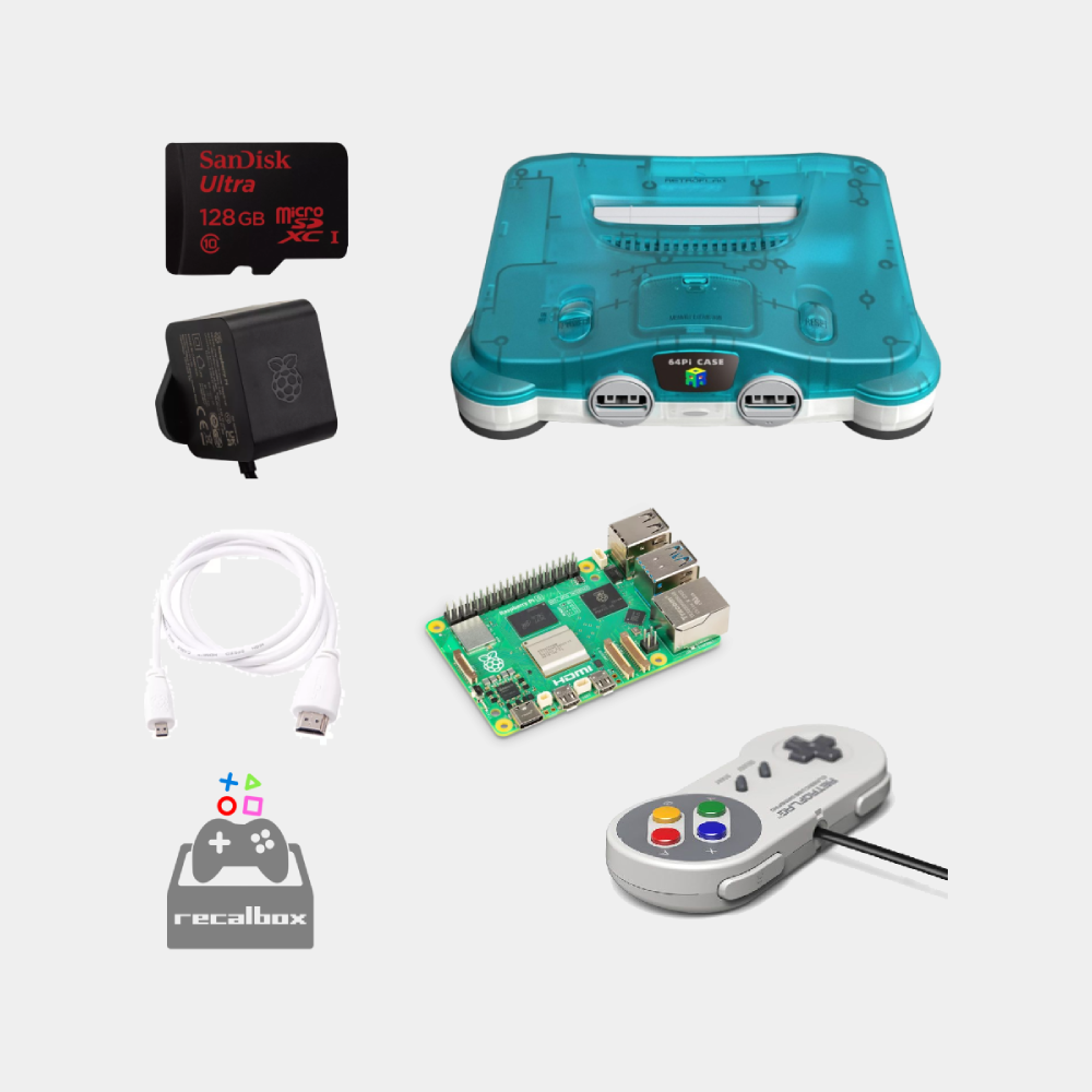 Kit console Raspberry Pi 5 et Recalbox - MONRASPBERRY