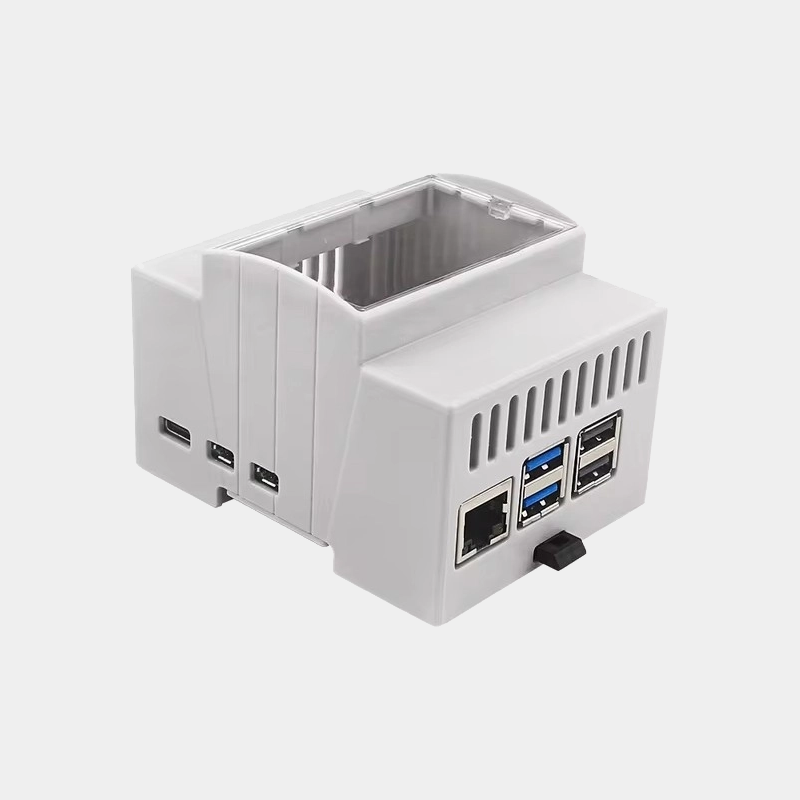 Boîtier Rail Din pour Raspberry Pi 5 - MONRASPBERRY