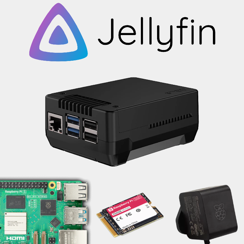 Jellyfin Raspberry Pi Kit - MONRASPBERRY