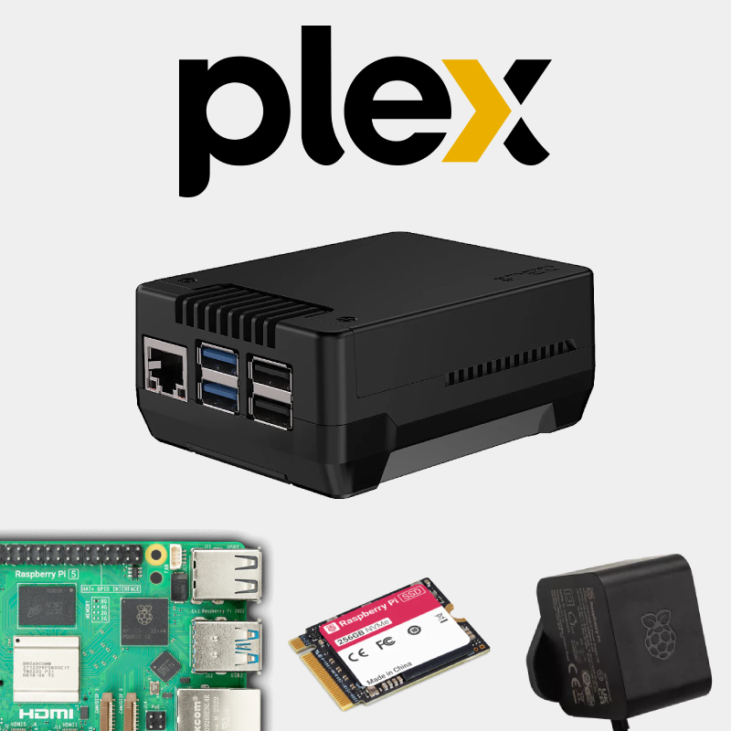 Kit Plex Media Server Raspberry Pi 5 - MONRASPBERRY