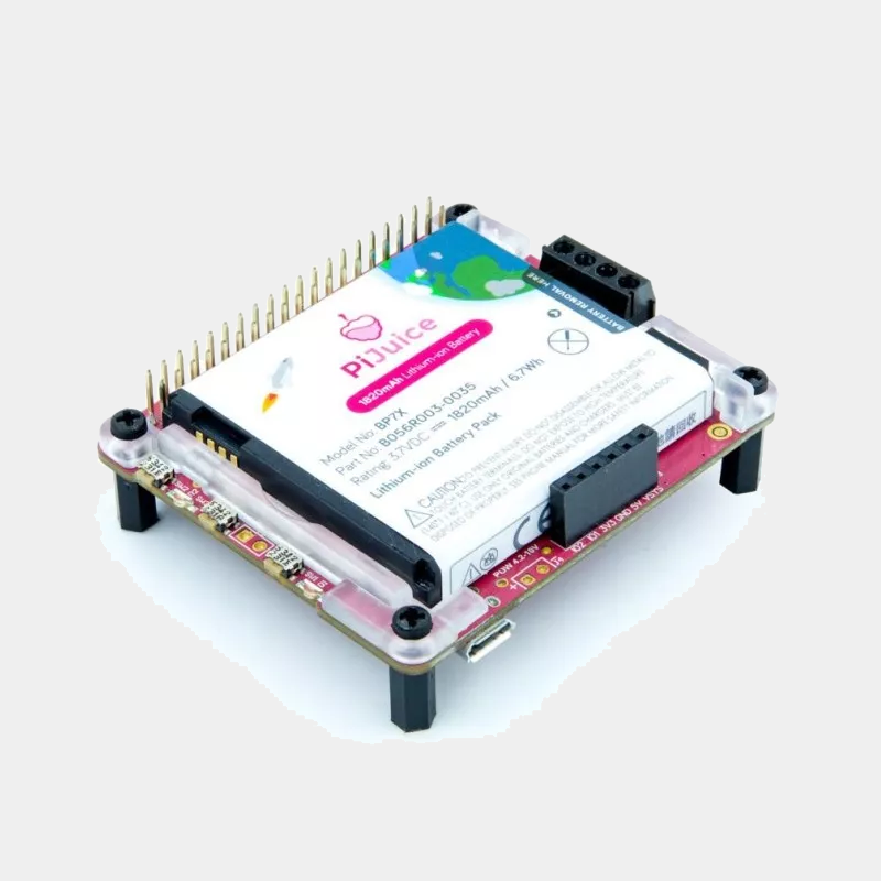 PiJuice HAT pour Raspberry Pi - MONRASPBERRY